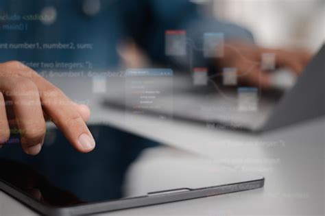 premium photo developer of digital software technology programming a