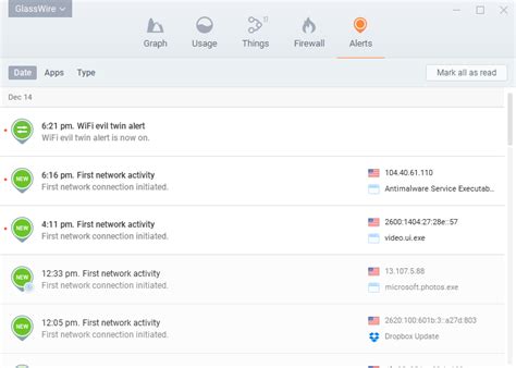 Glasswire 2 0 Released With Virustotal Scanning Evil Twin Detection And More