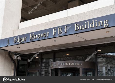 Entrance To Fbi Building In Washington Dc Stock Editorial Photo