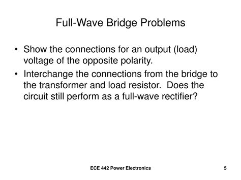 PPT Full Wave Bridge Rectifier PowerPoint Presentation Free Download ID