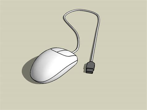 Computer Mouse Sketchup 3d Model Skp File Download Sketchupbox