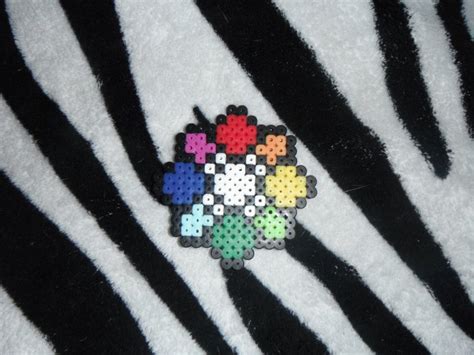 Fuse Bead Rainbow Badge By SneakyZephyr Kandi Photos On Kandi Patterns