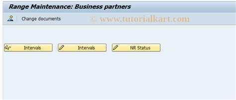 BC15 SAP Tcode Number Range Maintenance BP PARTNR Partner