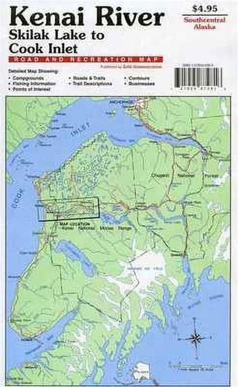 Kenai River Recreation Map
