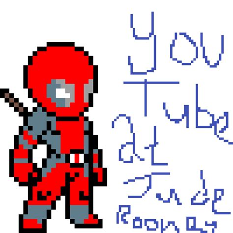 Pixilart Deadpool Perler Bead Pattern Bead Drawing By Deepprogram45