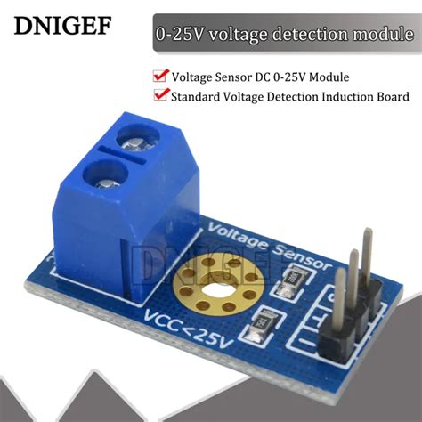 Voltage Sensor Dc 0 25v Module Standard Voltage Detection Induction Board For Arduino Electronic