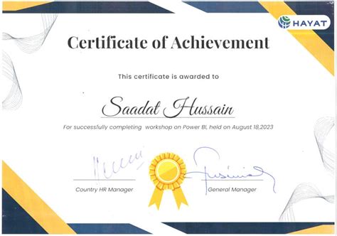 Saadat Hussain On Linkedin Thankyou Hayat For The Power Bi Training