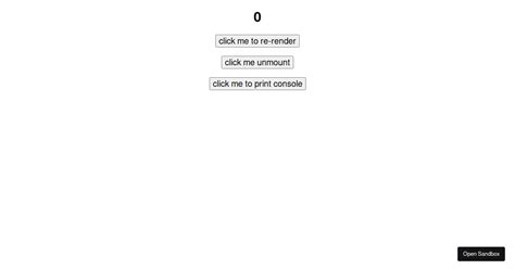 Useeffect With Cleanup Codesandbox
