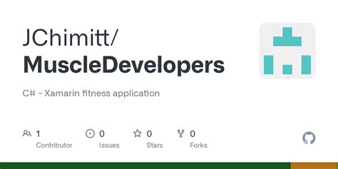 GitHub JChimitt MuscleDevelopers C Xamarin Fitness Application