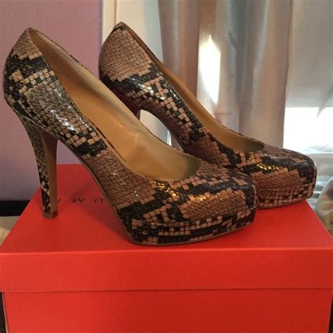 Perfect For Fall Python Print Platform Pump Pumps Platform Pumps