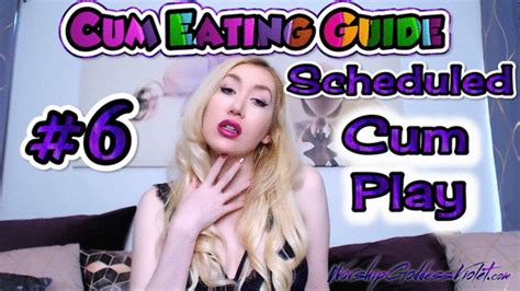 Sweet Violet Cum Eating Guide Part 4 Homemade Bukkake
