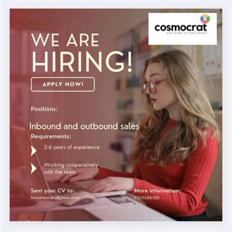 Preeti J Dixit On Linkedin We Are Hiring For Inbound And Outbound Sales Bpo Exp Can Also…