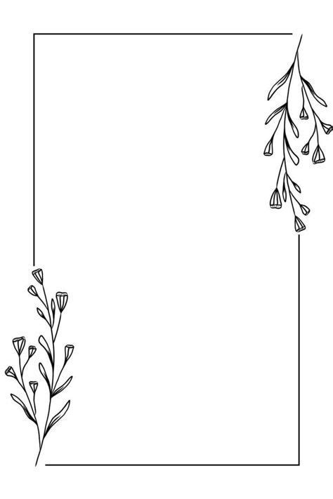 Free Printable Blank Rectangle Frame Template In Pdf Format A Versatile Tool For Various Crea