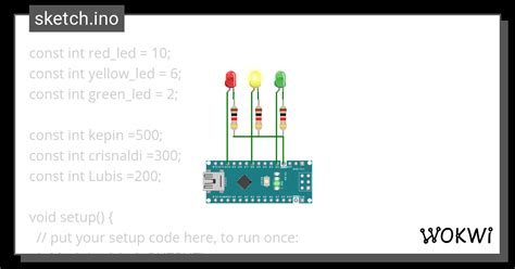 3 Led Traffic Light Kevin Crisnaldi Lubis Copy 3 Wokwi ESP32 STM32