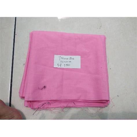 Jual Kain Teteron Pink Shopee Indonesia