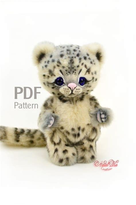 Pdf Pattern Teddy Snow Leopard Kai 6 1 In Teddy Sewing Pattern Make