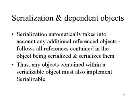 Java Object Model Part 3 Serialization Reflection 1