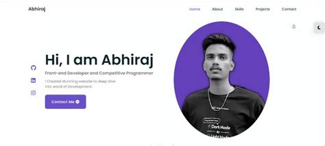 Introducing My New Personal Portfolio Website Abhi Gaikwad Posted On The Topic Linkedin