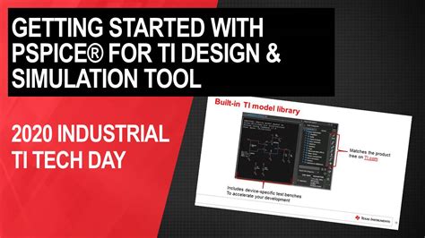 Getting Started With The New Pspice® For Ti Analog Simulation Tool
