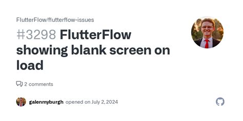 Flutterflow Showing Blank Screen On Load · Issue 3298 · Flutterflowflutterflow Issues · Github