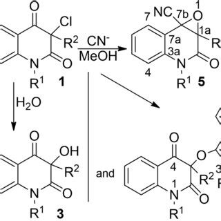 Reaction Of Chloroquinoline Diones With Cyanide Ions In DMF And Download Scientific