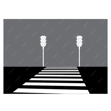 Premium Vector Crosswalk Icon Vector Illustration Symbol Design