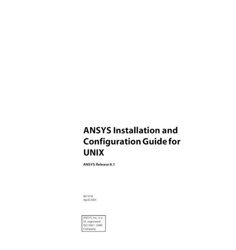 PDF Ansys 8 1 Installation Guide DOKUMEN TIPS PDF Ansys 8 1 Installation Guide DOKUMEN TIPS