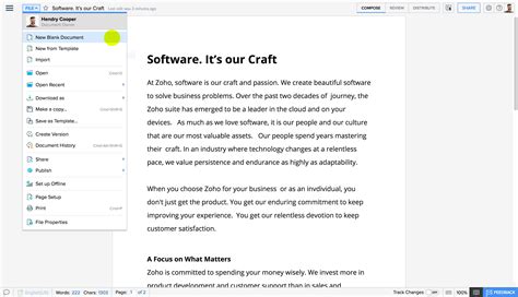 How To Create And Manage Your Documents Using Writer