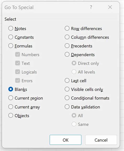 come riempire le celle vuote in excel esempio passo passo statorials