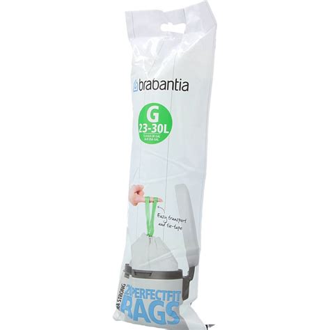 Brabantia Smartfix Bin Liners 30l 20pc Bin Bags Household