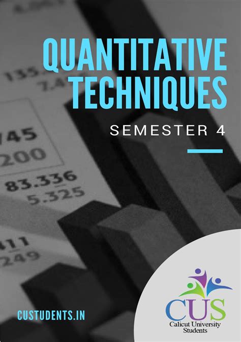 Ivsem Quantitative Techniques Semester 4 B Com Of Calicut University