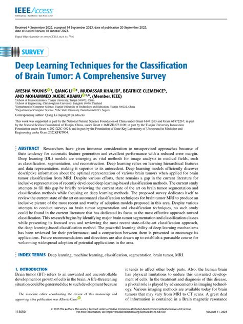Deep Learning Techniques For The Classification Of Brain Tumor A