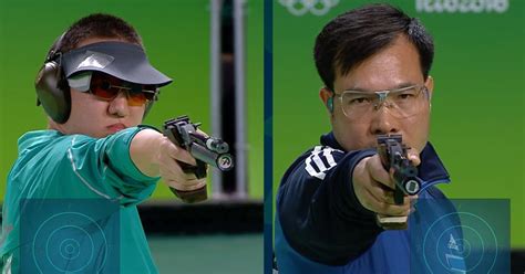 Tir 10m Pistolet à Air 60 Coups Hommes Jeux Olympiques De Rio 2016