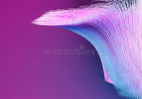 Flowing Abstract Lines Forming A Futuristic Shape Stock Illustration Illustration Of Bold