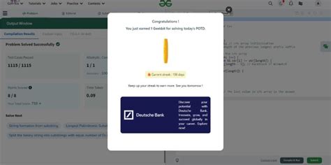 Adarsh Kumar Singh On Linkedin Geeksforgeeks Codingchallenge