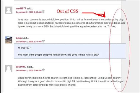 Arrange Your Comments Avatar With CSS In Blogger Information Technology Blog