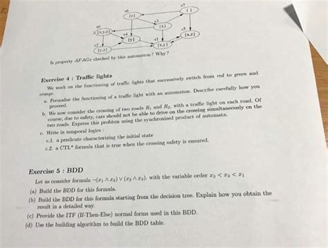 solved exercise 1 automata build the synchronized product