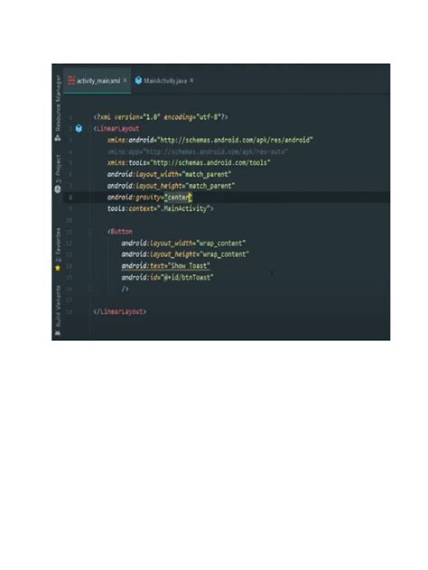 Android Toast Example Pdf