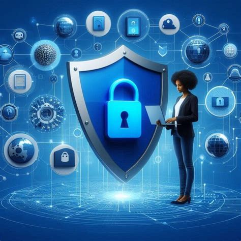 Cyber Security Background Premium Ai Generated Image