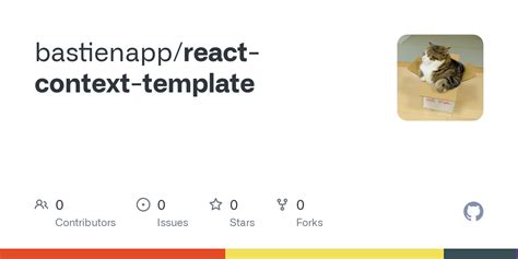 Github Bastienappreact Context Template
