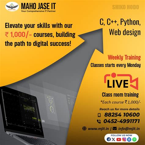 Maho Jase It On Linkedin Trainingopportunity Techskills Careergrowth