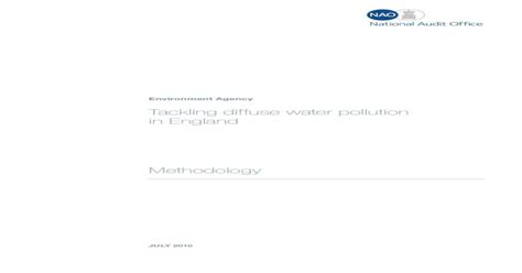 tackling diffuse water pollution in england methodology · pdf file2