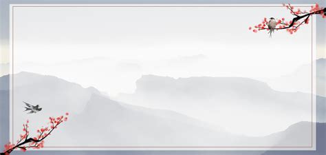中国风水墨风梅花背景图片中国风水墨风梅花背景素材图片千库网