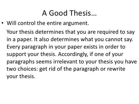 Ending Thesis Statement Examples The Five Paragraph Essay Capital