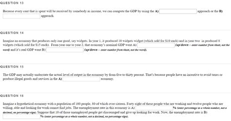 Ecn 1030 Quiz 3 Resources Word Bank For Gdp Exercise