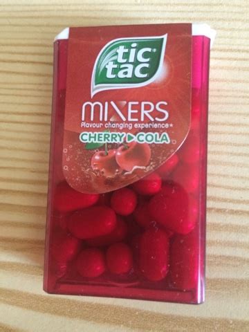 A Review A Day Todays Review Tic Tac Mixers Cherry Cola