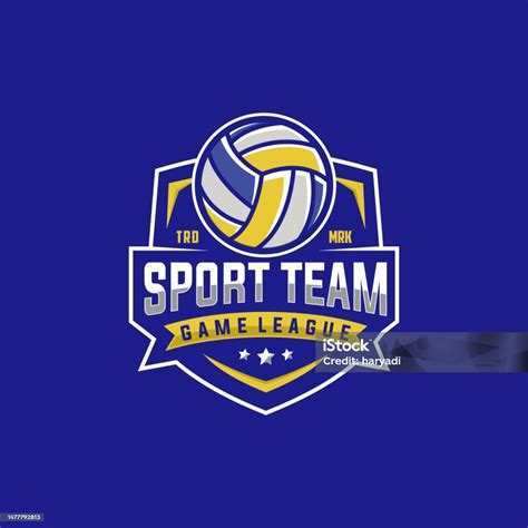 배구 배지 벡터 템플릿 엠블럼 배지 패치 스타일의 스포츠 발리 그래픽 일러스트레이션 배구에 대한 스톡 벡터 아트 및 기타 이미지