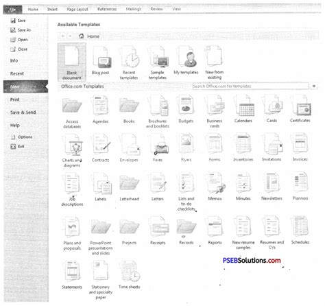 Pseb 10th Class Computer Notes Chapter 1 Office Tools Pseb Solutions