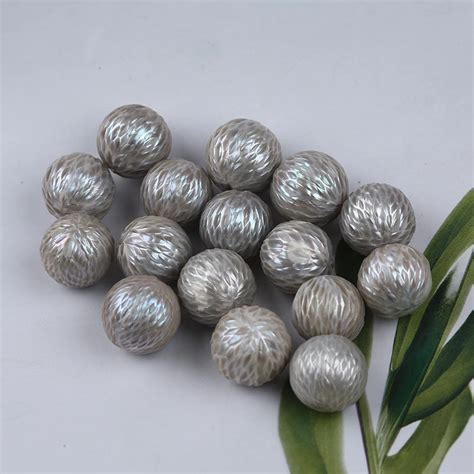 신상 13 14mm 그레이 색상 무작위 조각 좋은 그림 보석 진주 구슬 쥬얼리 구멍 없음 Aliexpress