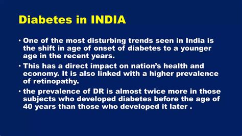 Epidemiology Of Diabetic Retinopathy Ppt